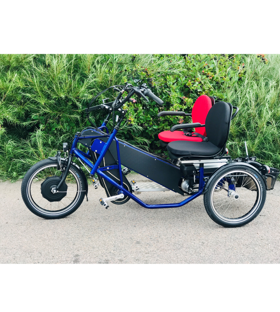 Side by side cykel EL / sbs 7 växlar Trident - Mentex